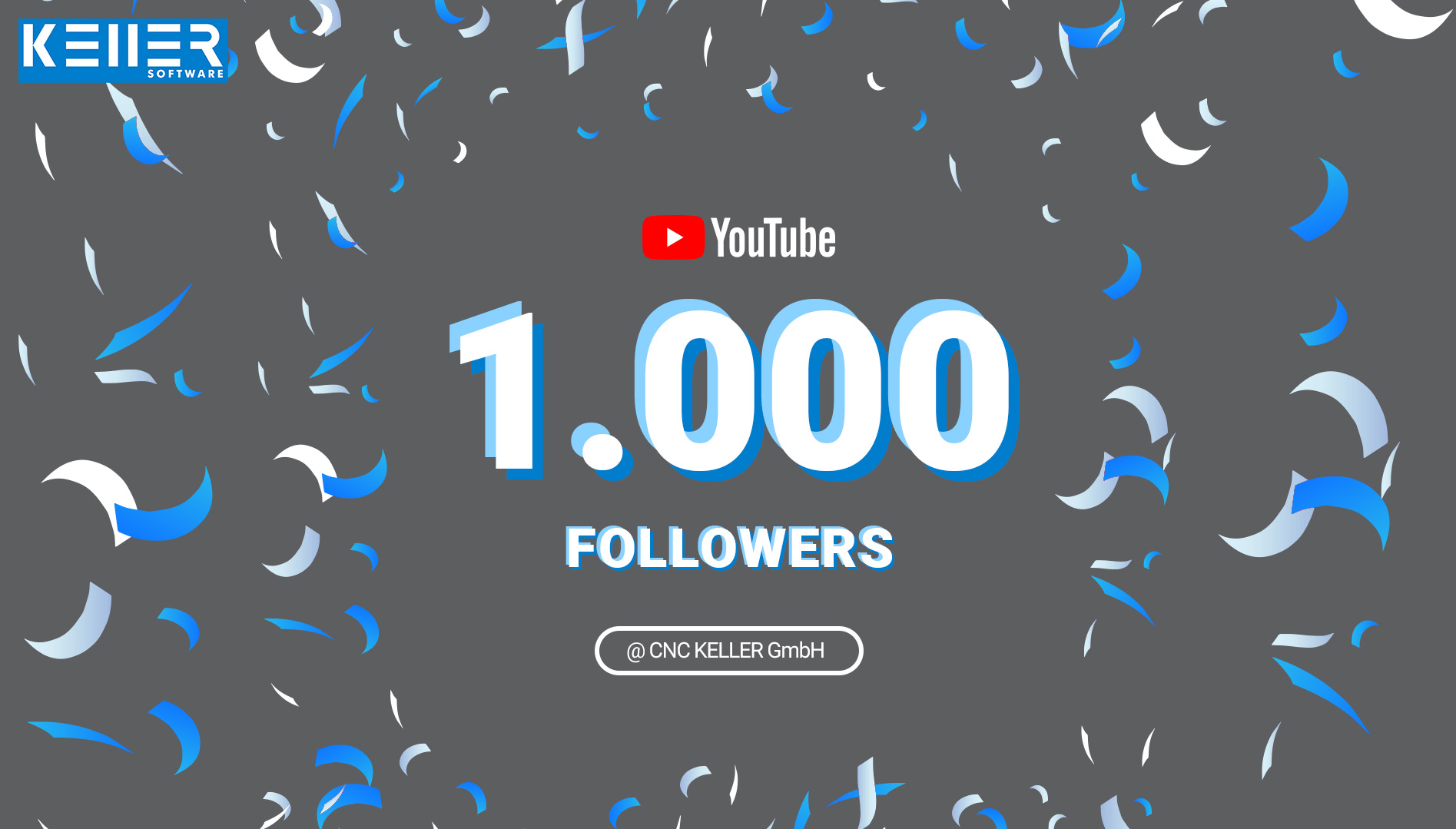 1000 followers on YouTube - Milestone unlocked - SYMplus™ by KELLER ...