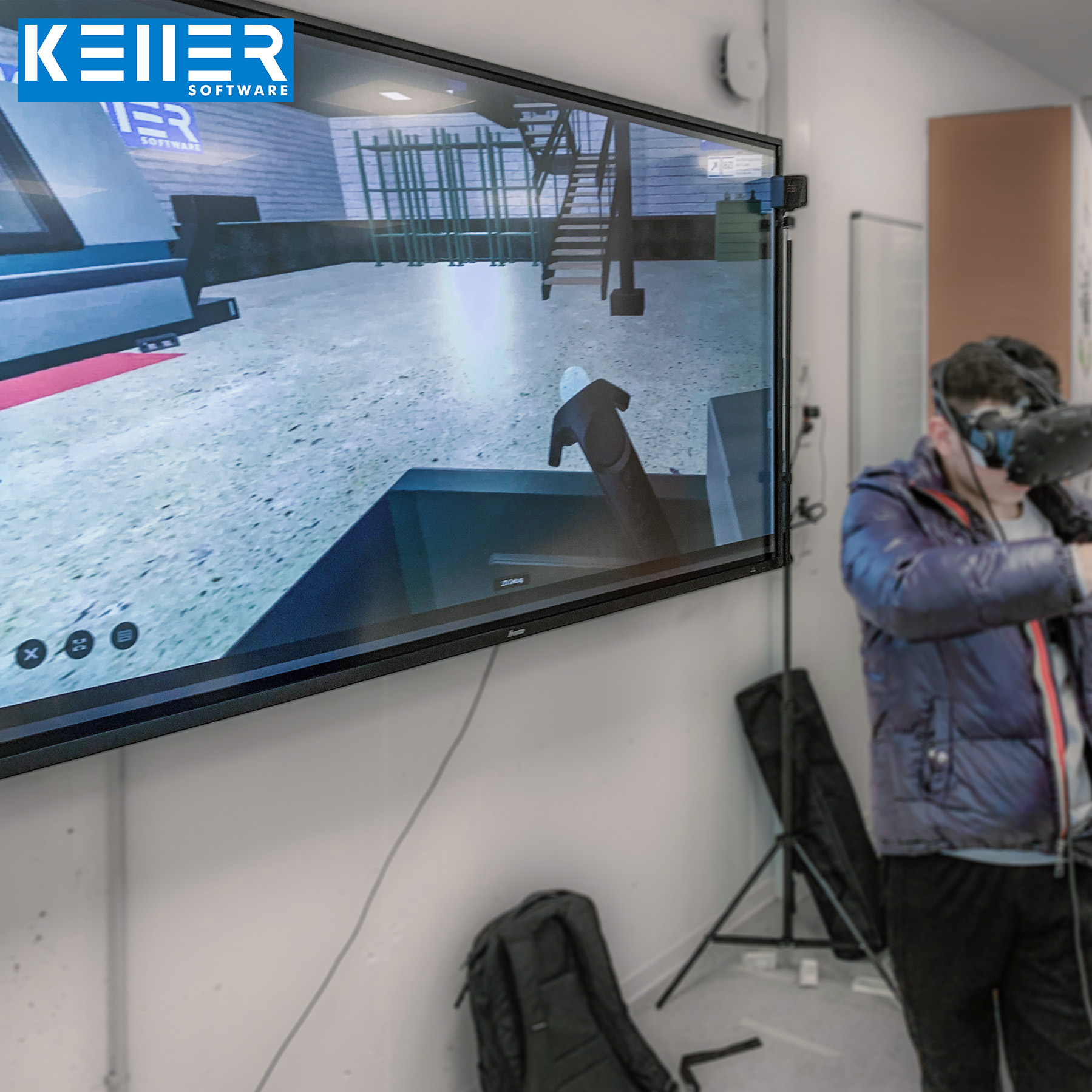KELLER.Software mit der VR-Werkstatt im BZI Remscheid - SYMplus™ by KELLER.Software