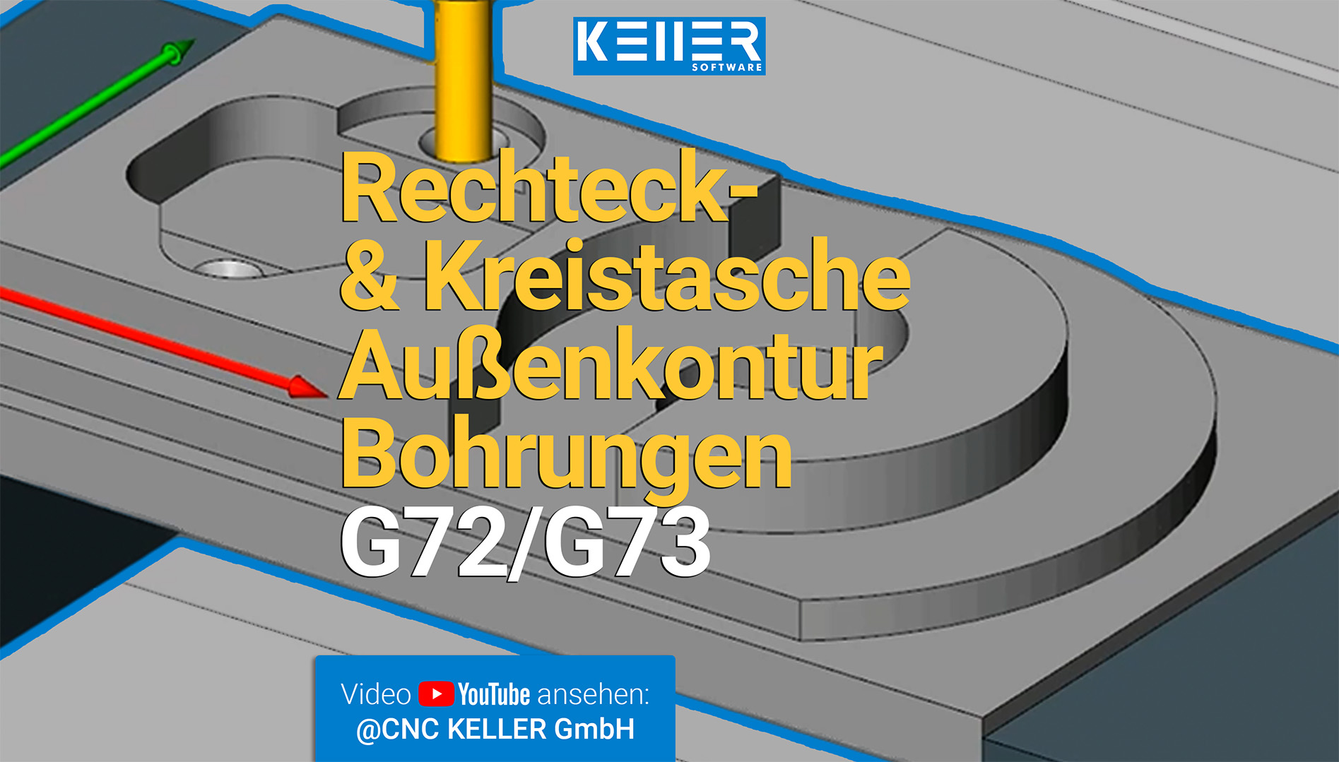 CNC-Frästeil mit Rechteck- und Kreistasche (G73/G72) - SYMplus™ by ...