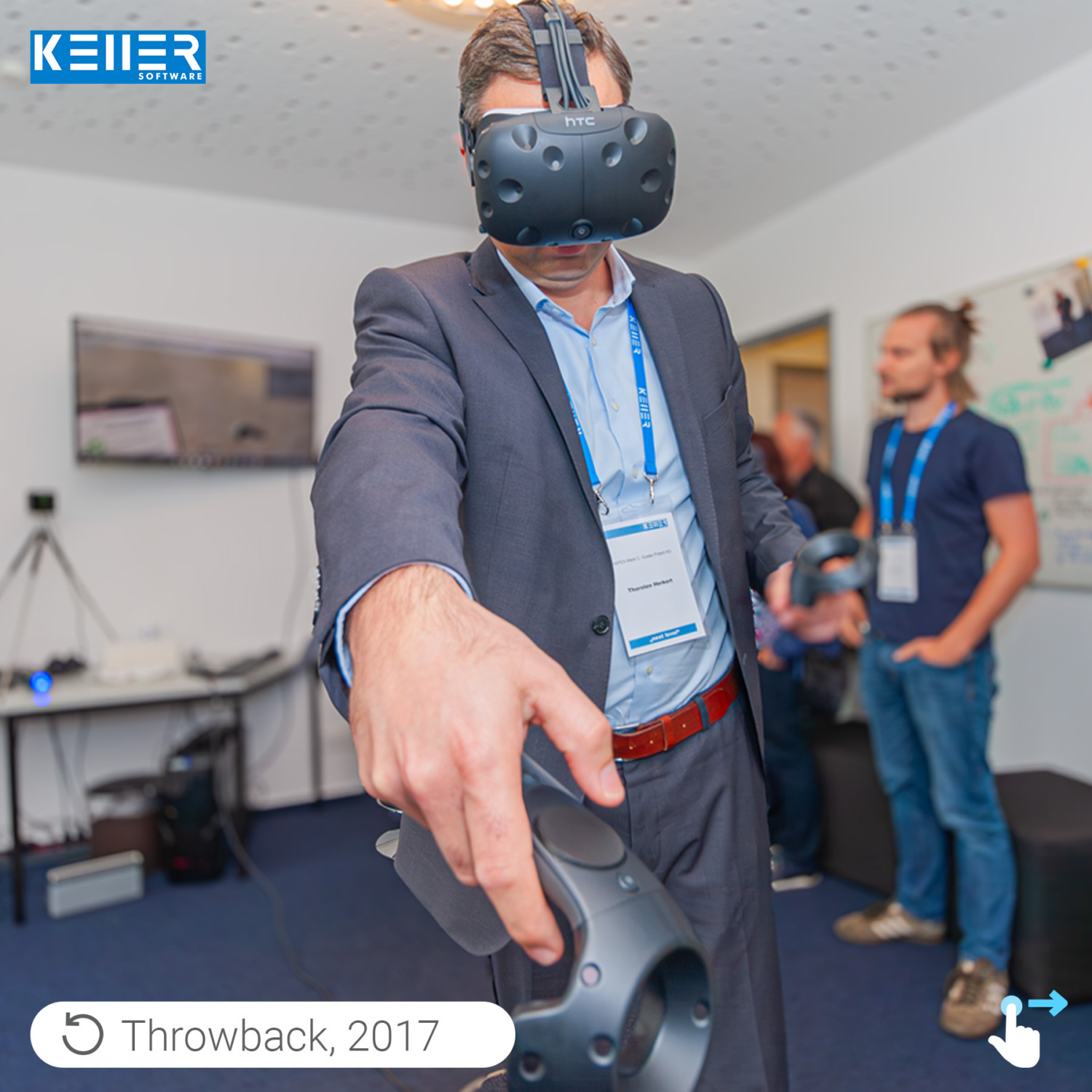 Throwback 2017 - KELLER 35. Jubiläum mit VR-Brille - SYMplus™ by KELLER.Software