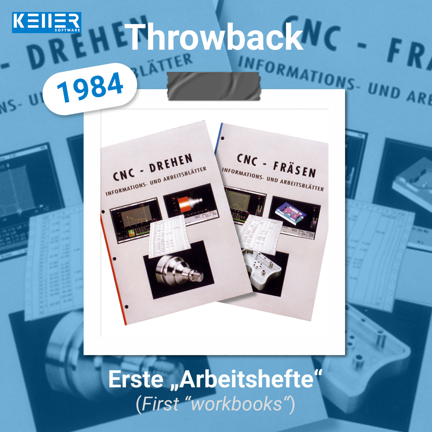 Throwback 1984 - Erste Arbeitshefte, CNC Drehen, CNC Fräsen - SYMplus ...